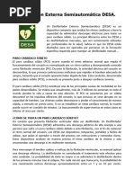 Guía sobre el uso de DESA en emergencias | PDF | Reanimación ...