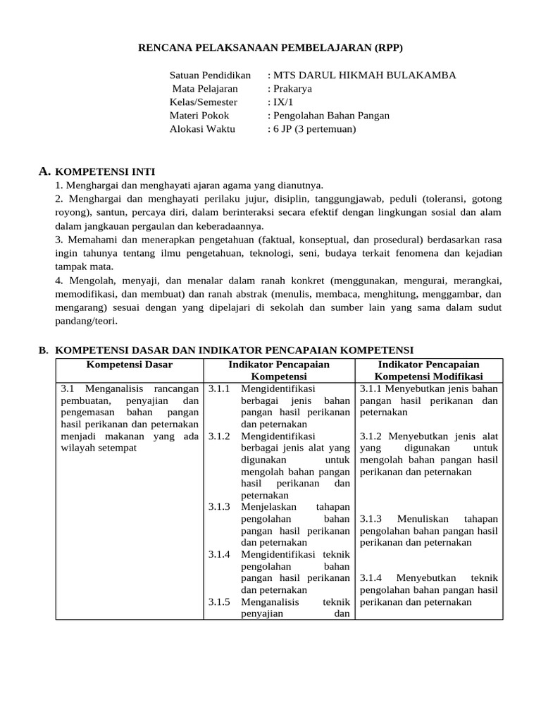 RPP Kreatif & Inovatif Dan Bukti Dokumentasi Kegiatan | PDF
