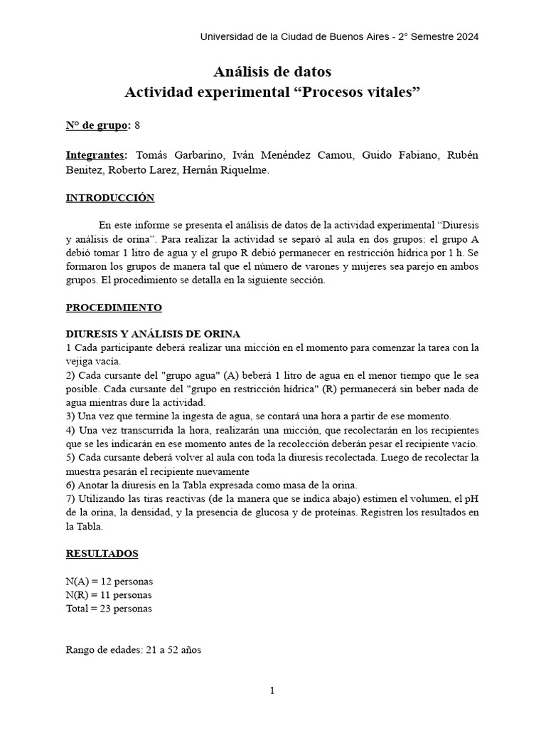 Análisis de Datos - CORREGIDO. Grupo8 | PDF | Histograma | Ciencia y matemáticas