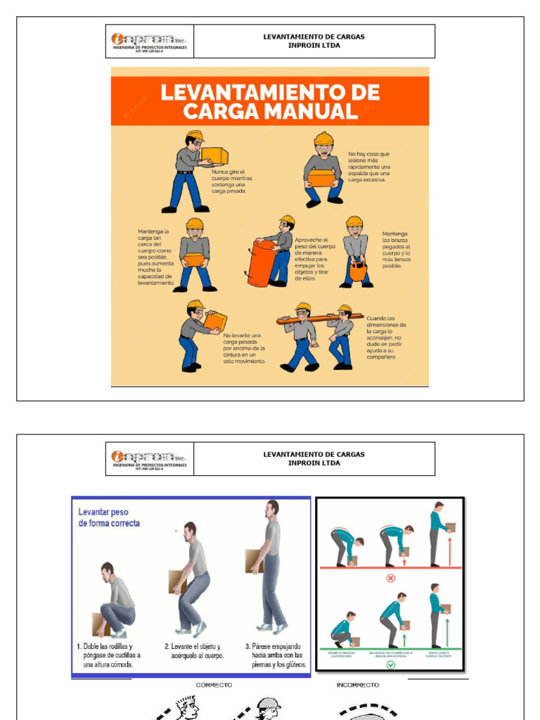 Levantamiento Cargas | PDF