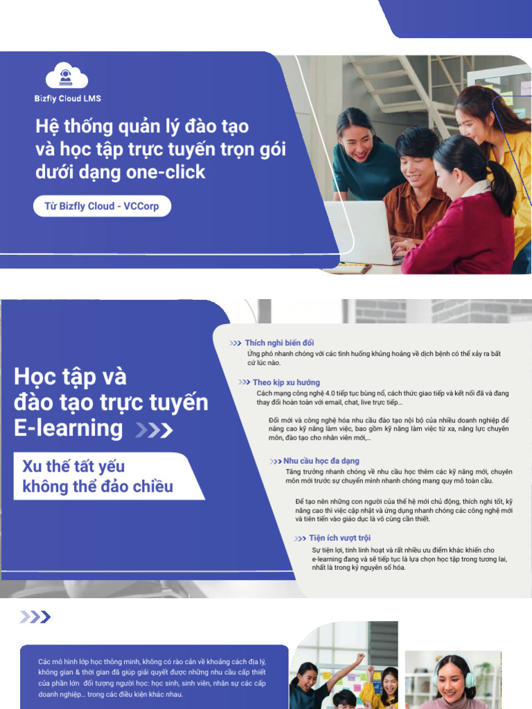 Bizfly Cloud LMS - Automation Elearning 2023 - 1 | PDF