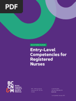 Entry-Level RN Competencies Guide | PDF | Nursing | Health Care