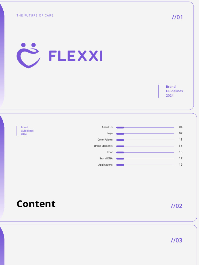 FLEXXI Care's Brand Guidelines | PDF | Logos | Brand