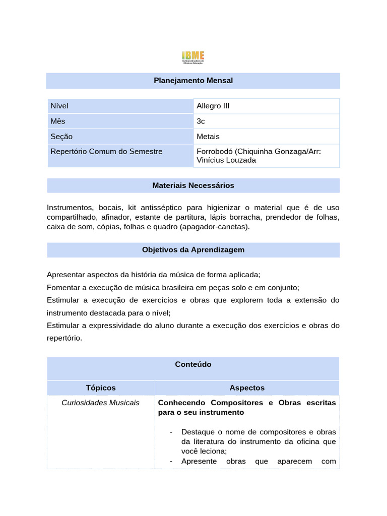 Metais AllegroIII Ms3c | PDF