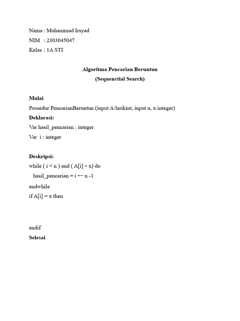 Tugas 7 - Alpro | PDF