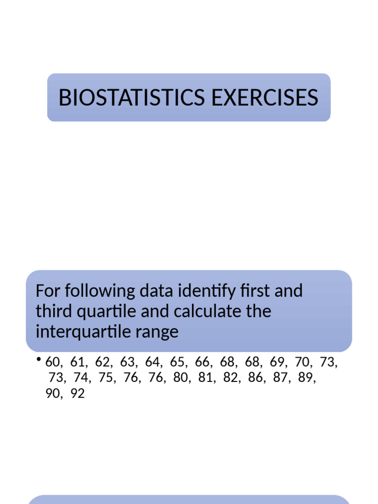 Biostat and Epid | PDF