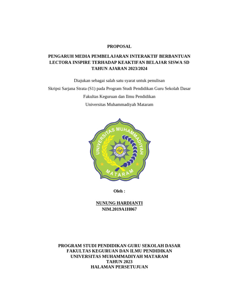 PROPOSAL EKSPERIMEN Bismilah Semoga ACC | PDF