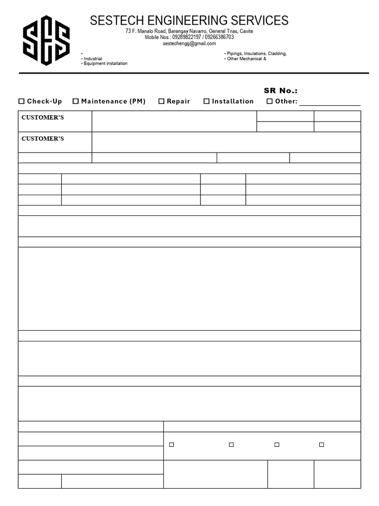 SES Field Service Report | PDF