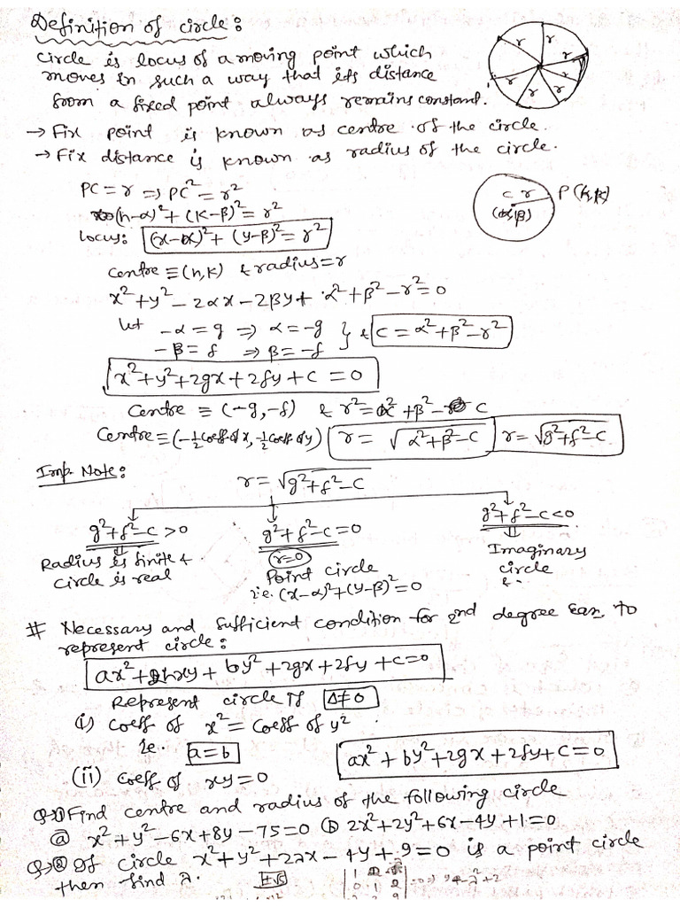 Circle Notes | PDF