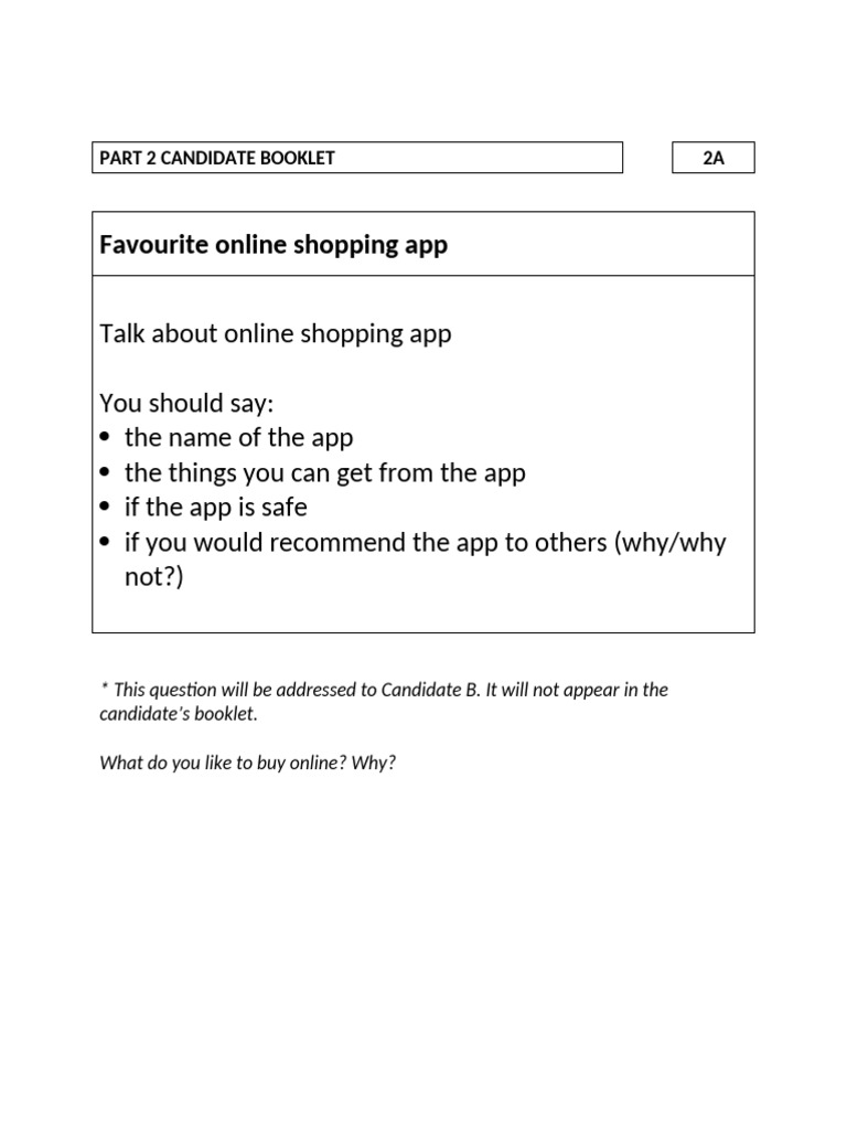 CANDIDATE BOOKLET Set 1-5 | PDF