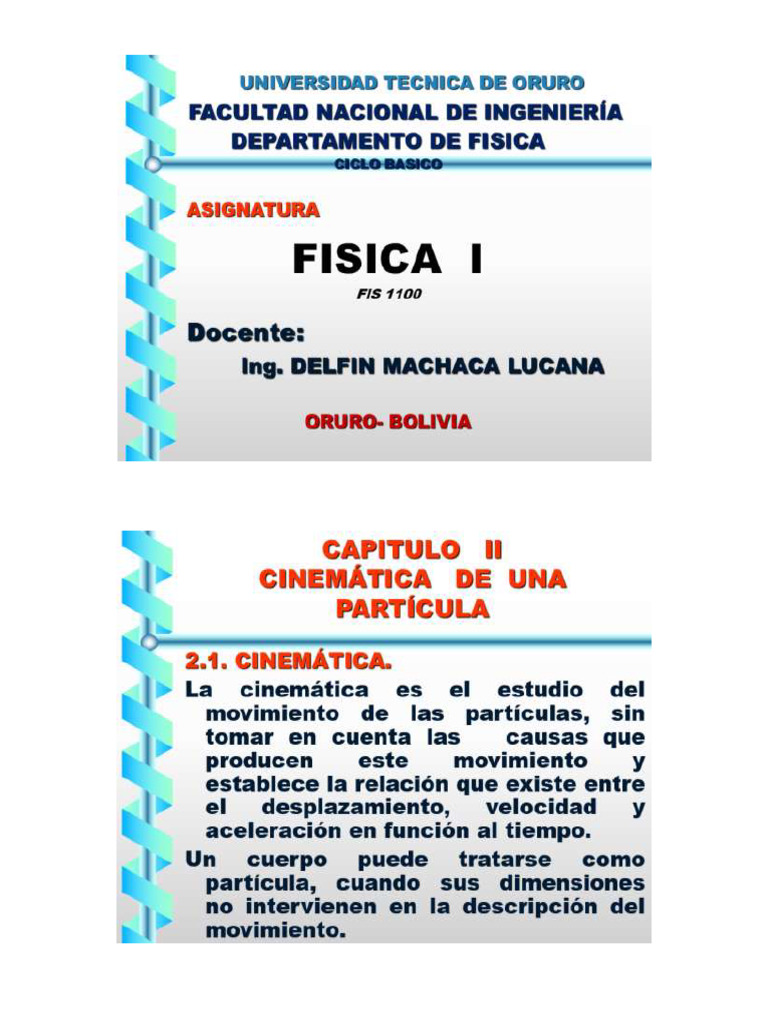 Cap. 2 - MRU - MRUA | PDF