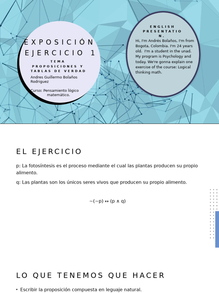 Exposición ejercicio 1 | PDF