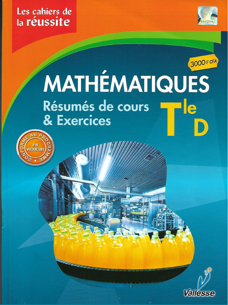 Cahier de Réussite Valesse Tle D | PDF