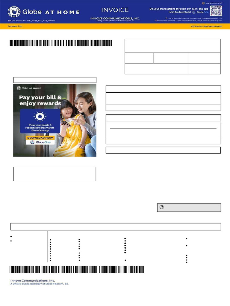 Globe Bill AUGUST | PDF