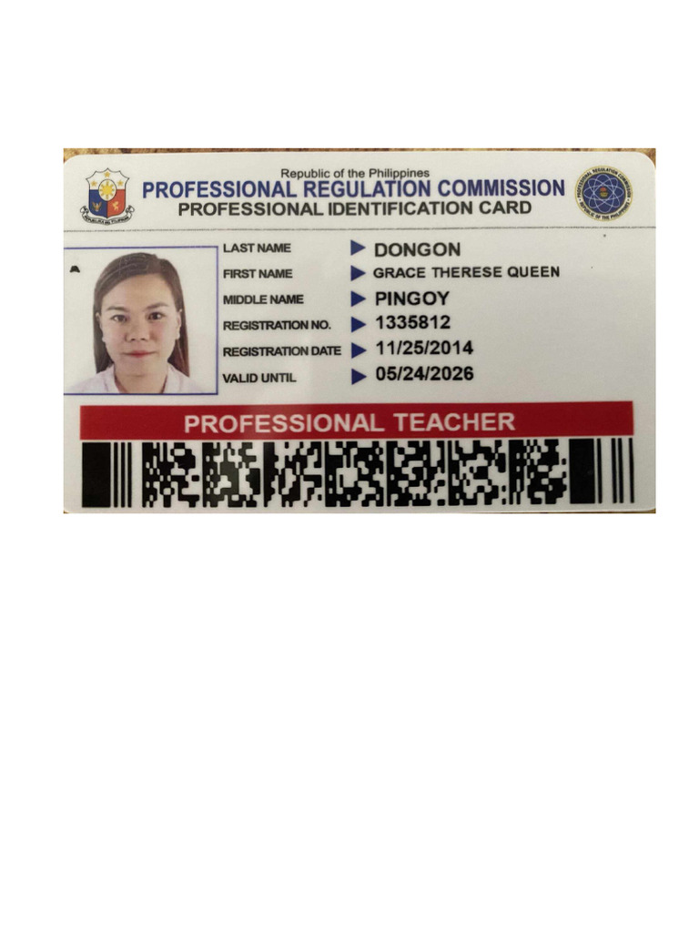 7. PRC ID picture | PDF