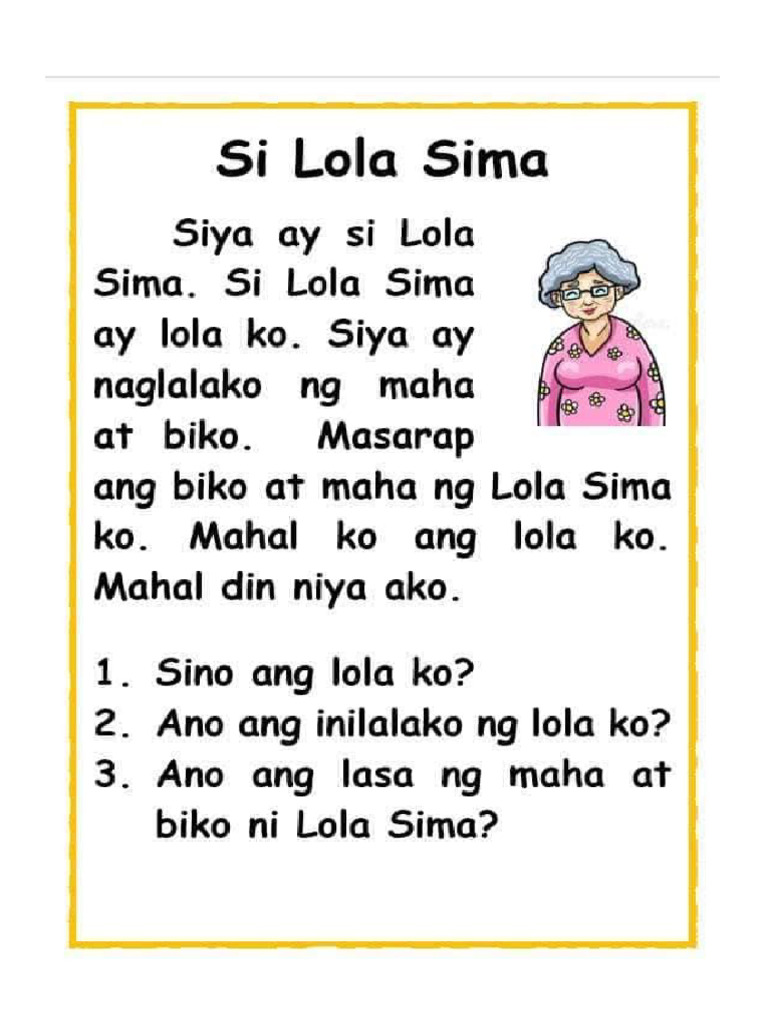 Maikling Kwento Babasahin | PDF