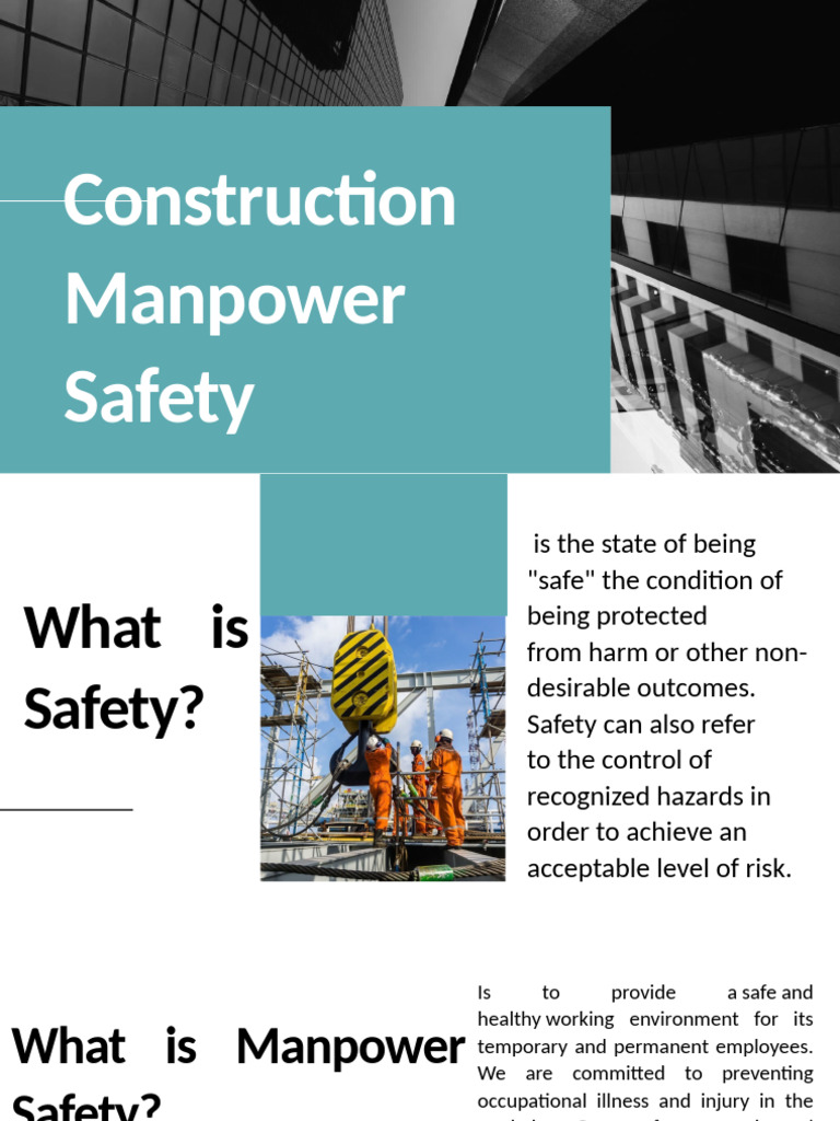 Construction Manpower Safety | PDF