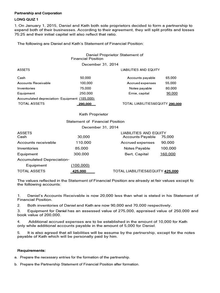 Long Quiz Parcor | PDF