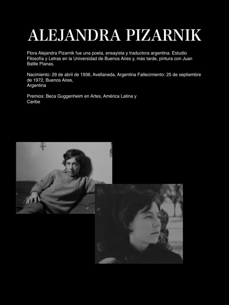 Alejandra Pizarnik | PDF