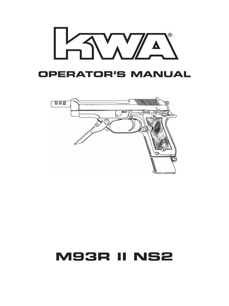 Kwa m93r II Manual | PDF