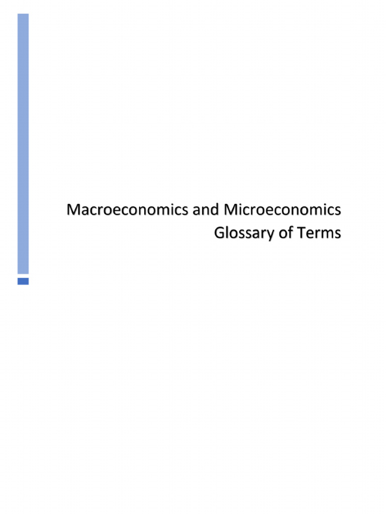 Glossary of Terms | PDF