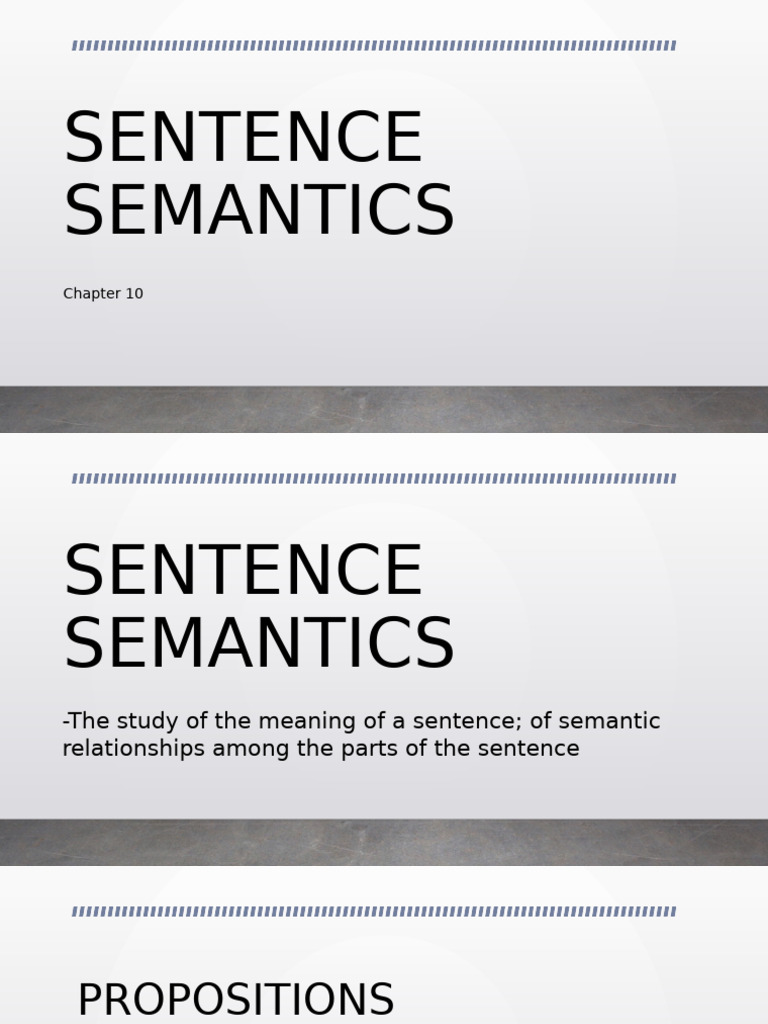 Sentence.semantics | PDF