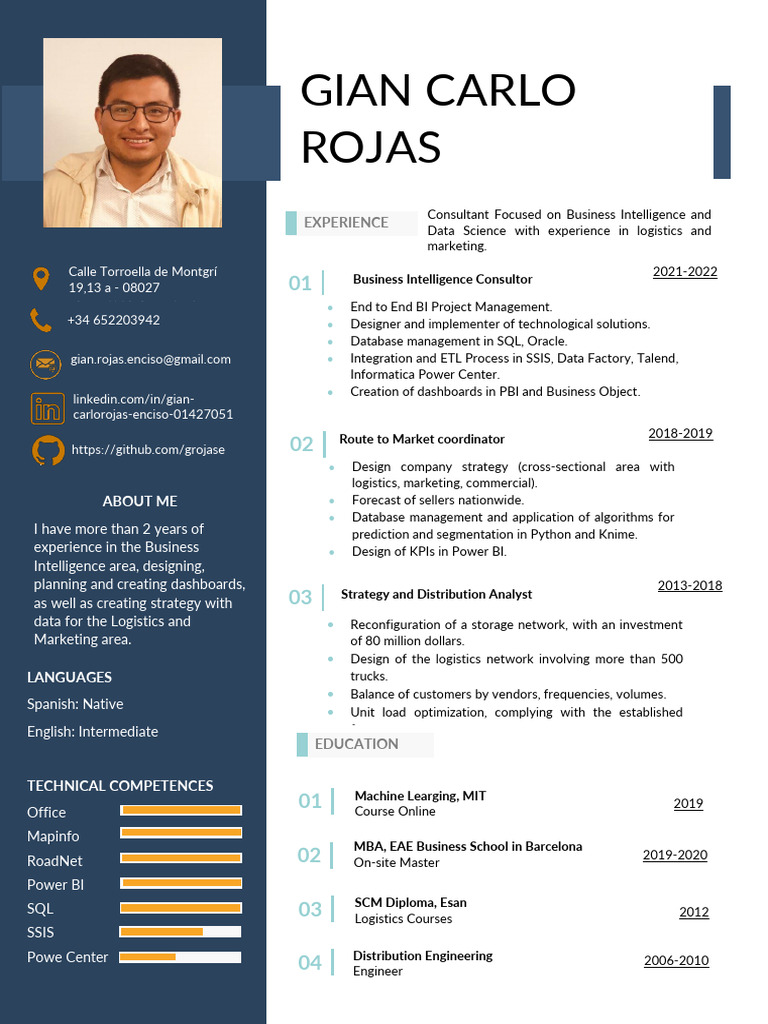 Gian Carlo Rojas CV ENG | PDF