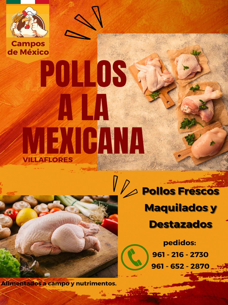 Orange Modern Fried Chicken | PDF