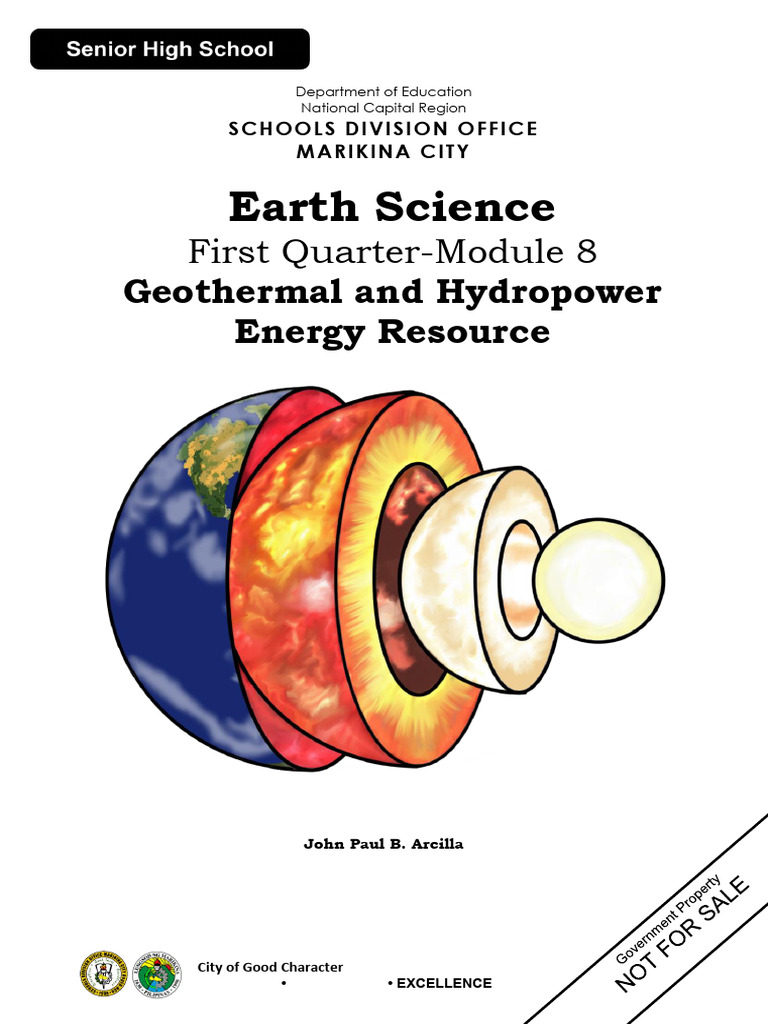 SHS - EARTH-SCIENCE - Q1 - M8 - Geothermal and Hydropower Energy ...
