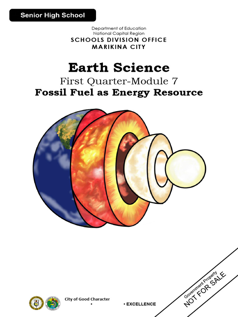 SHS - EARTH-SCIENCE - Q1 - M7 - Fossil Fuel As Energy Resource | PDF