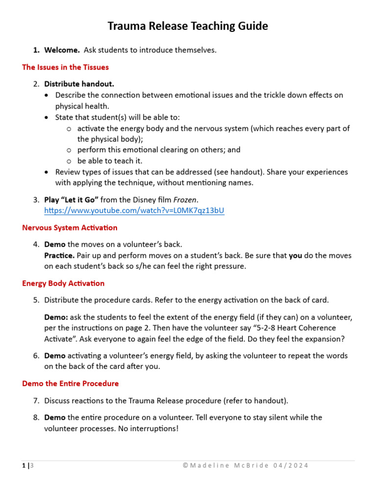 TR Teaching Guide | PDF