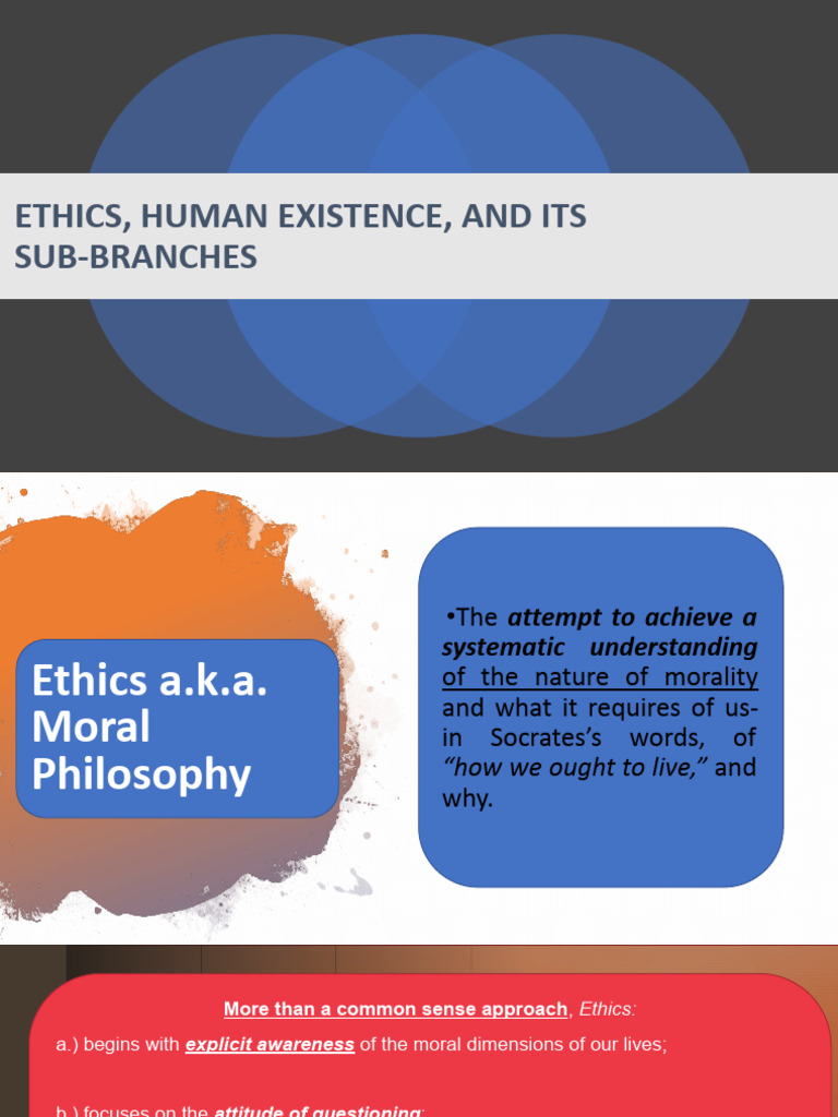 ETHICS and Sub-Branches.pptx | PDF