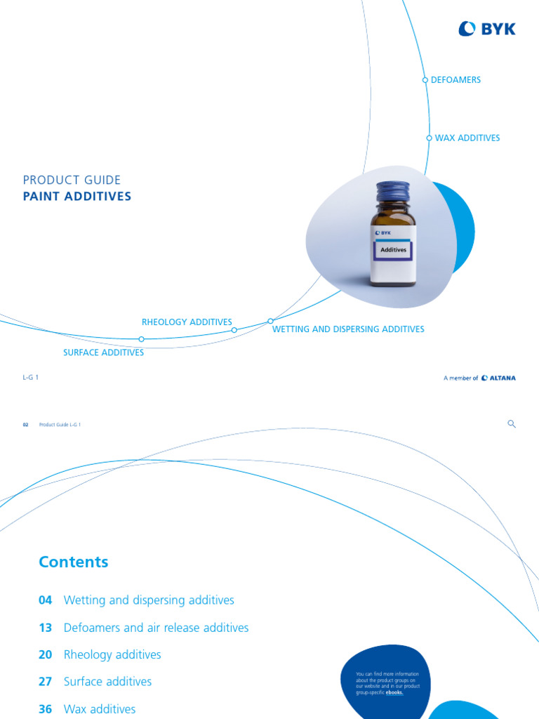 Product Guide: Paint Additives | PDF