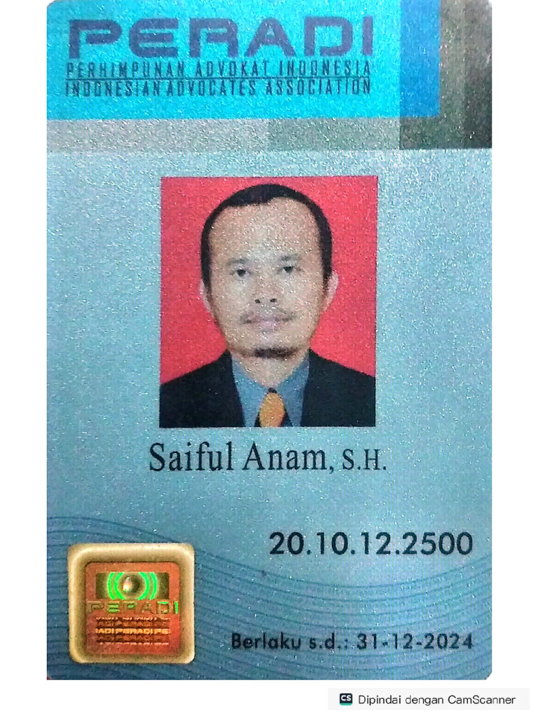 KTA Saiful Anam | PDF