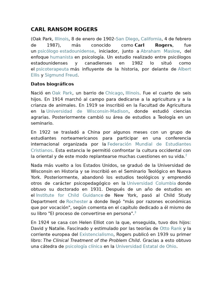 CARL RANSOM ROGERS | PDF