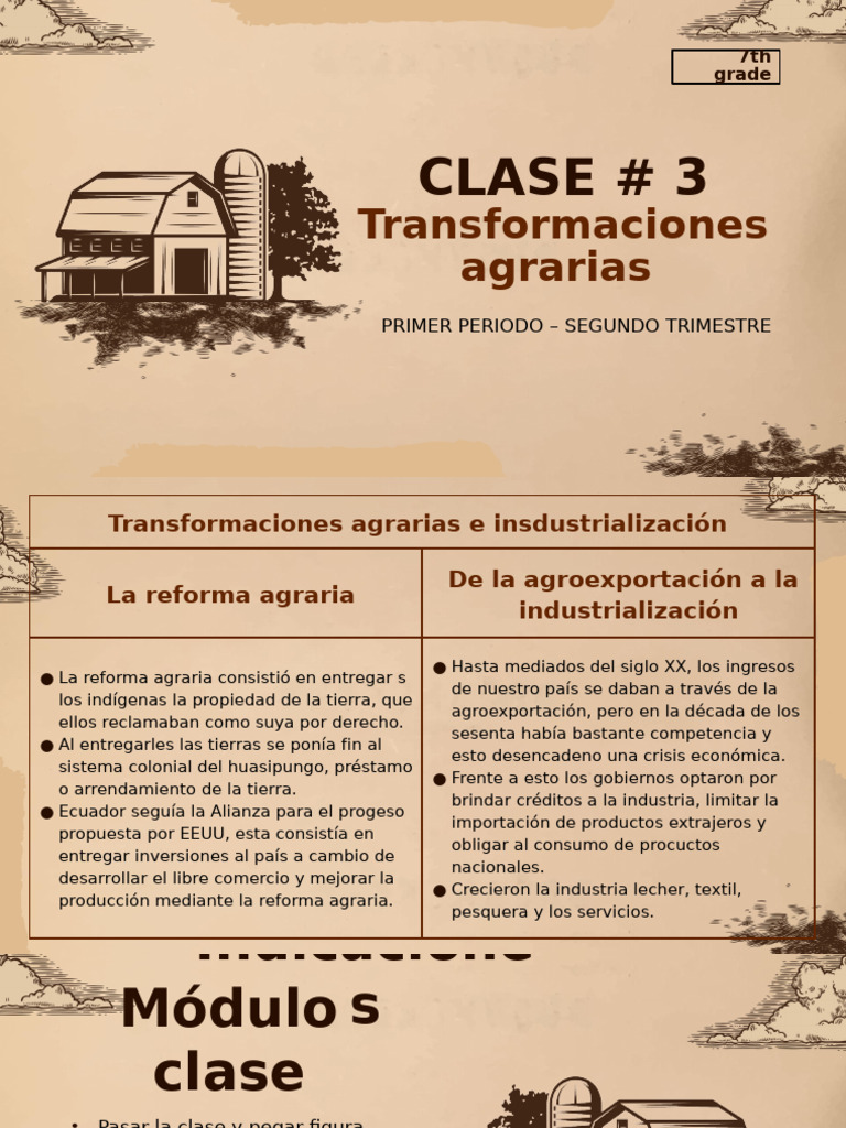 Clase 3 Transformaciones Agrarias e Insdustrialización | PDF