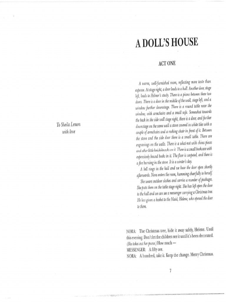 A Dolls House | PDF