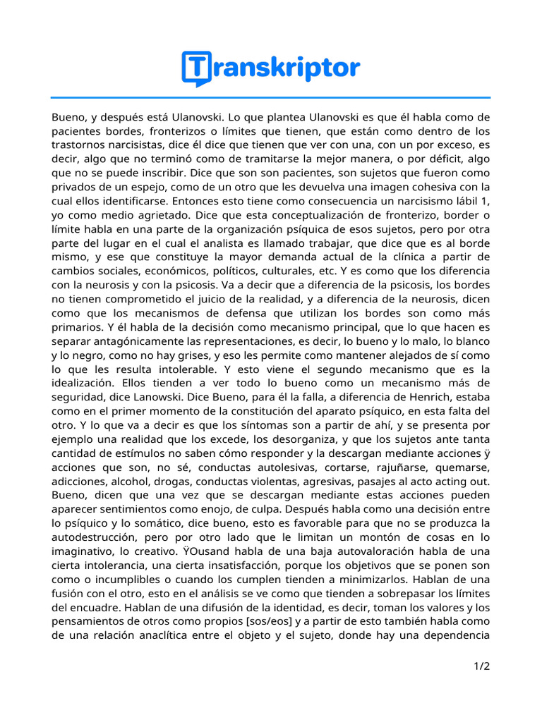 Bordes Ullonosky | PDF