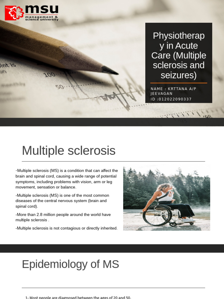 Physiotherapy in Acute Care (Multiple sclerosis | PDF