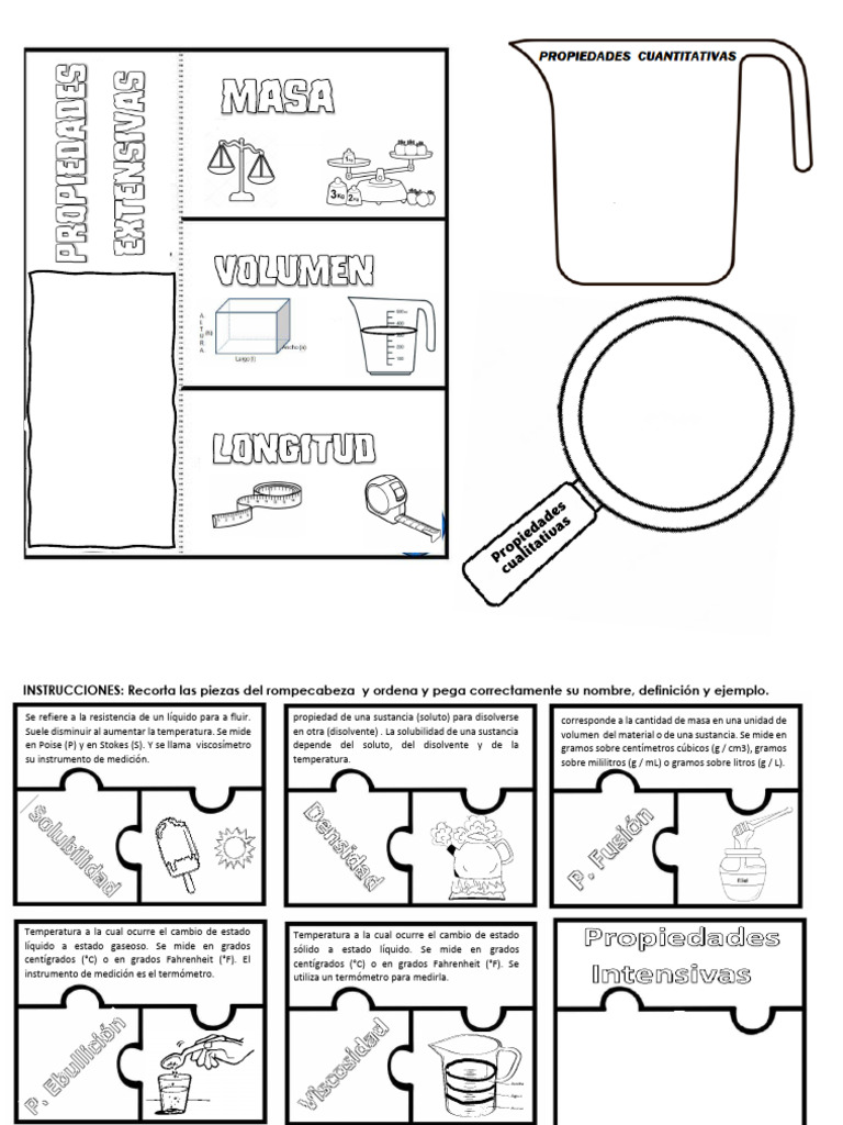 Interactivo Propiedades de La Materia | PDF