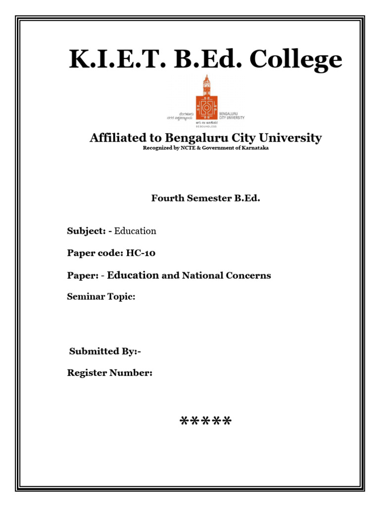 4-Top Pages Fourh Semester Assignments-KIET | PDF