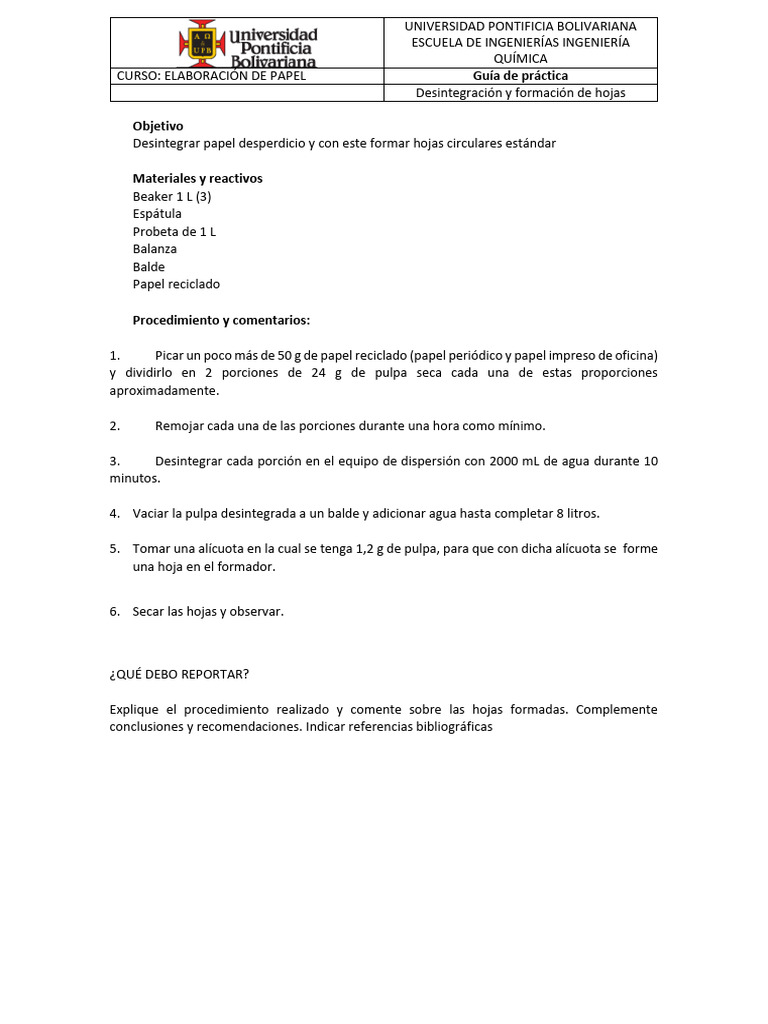 Guia Práctica Hojas Estándar | PDF