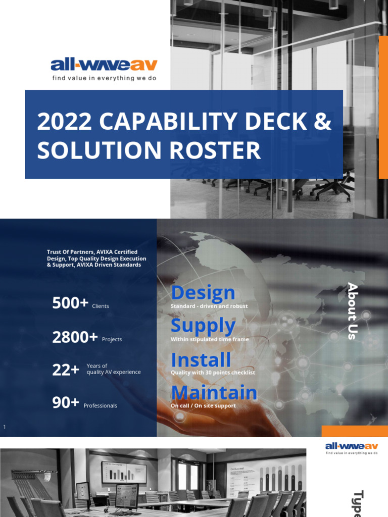 Capability Deck Solution Roster 2022 | PDF