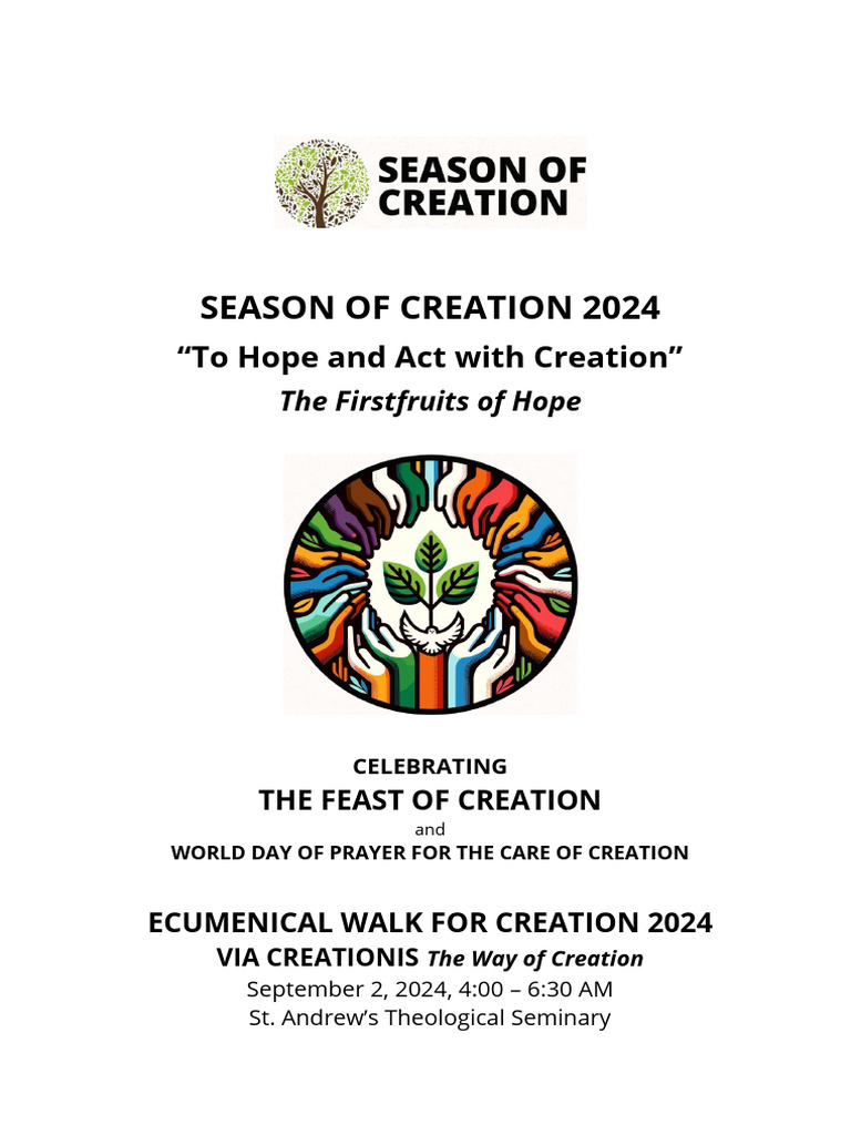 Final Liturgy For The Walk For Creation 2024 | PDF
