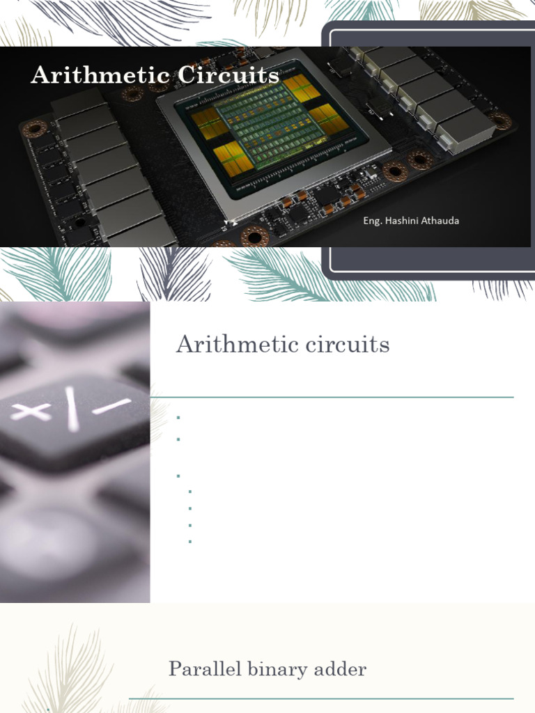 Arithmetic Circuits | PDF Arithmetic Circuits | PDF