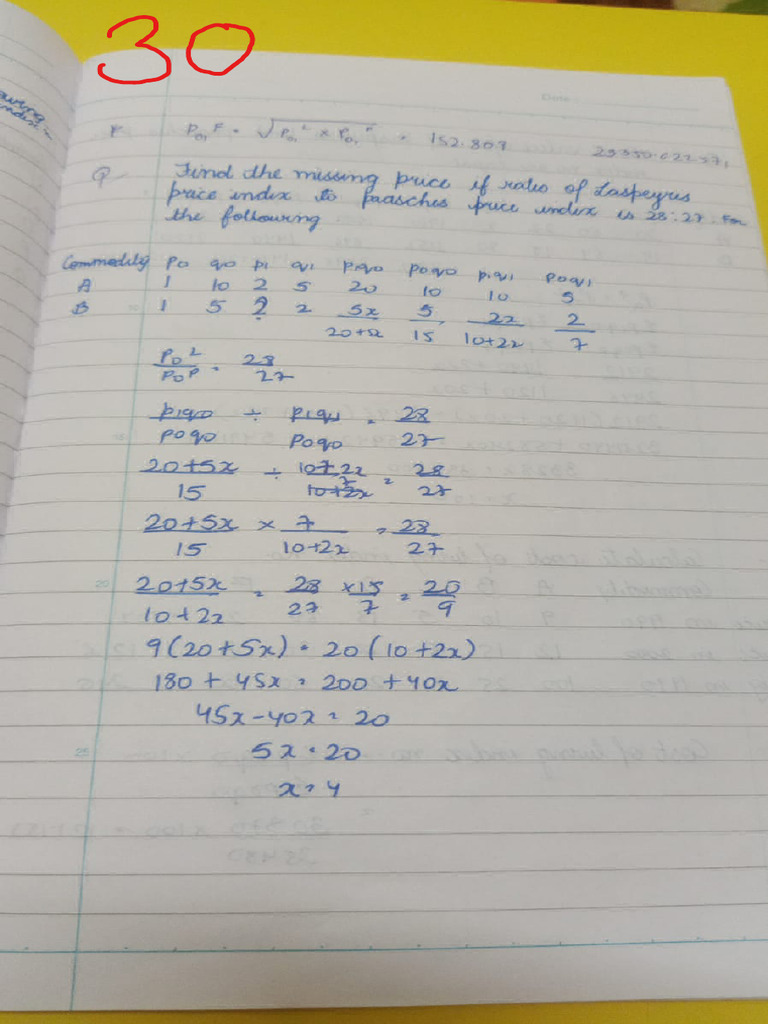 Index Numbers Basics | PDF