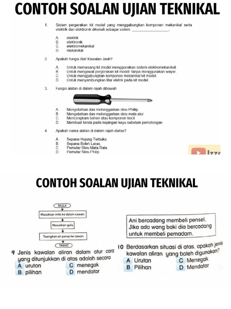 Contoh Soalan Ujian Teknikal | PDF
