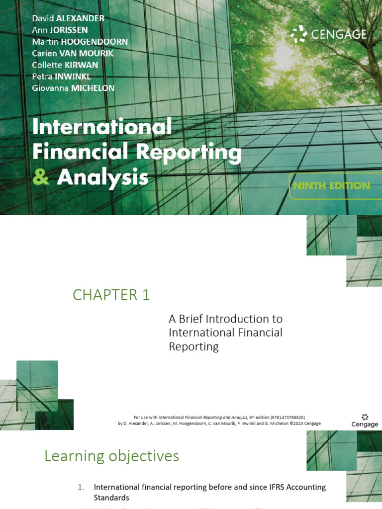 Ch1 a Brief Introduction to International Financial Reporting | PDF
