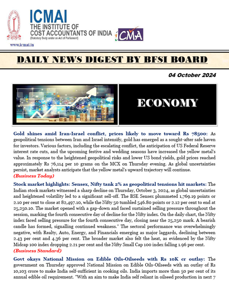 Daily BFSI News Digest - October 4, 2024 | PDF | Banks | Technology ...