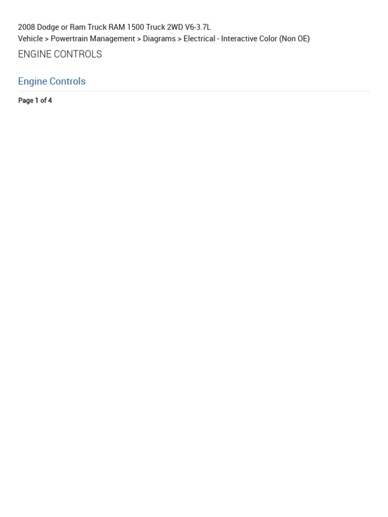 Engine Controls (Powertrain Management) | PDF